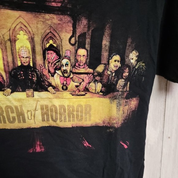 Get Down Art | Shirts | Church Of Horror Tshirt Mens Size Small Freddy ...